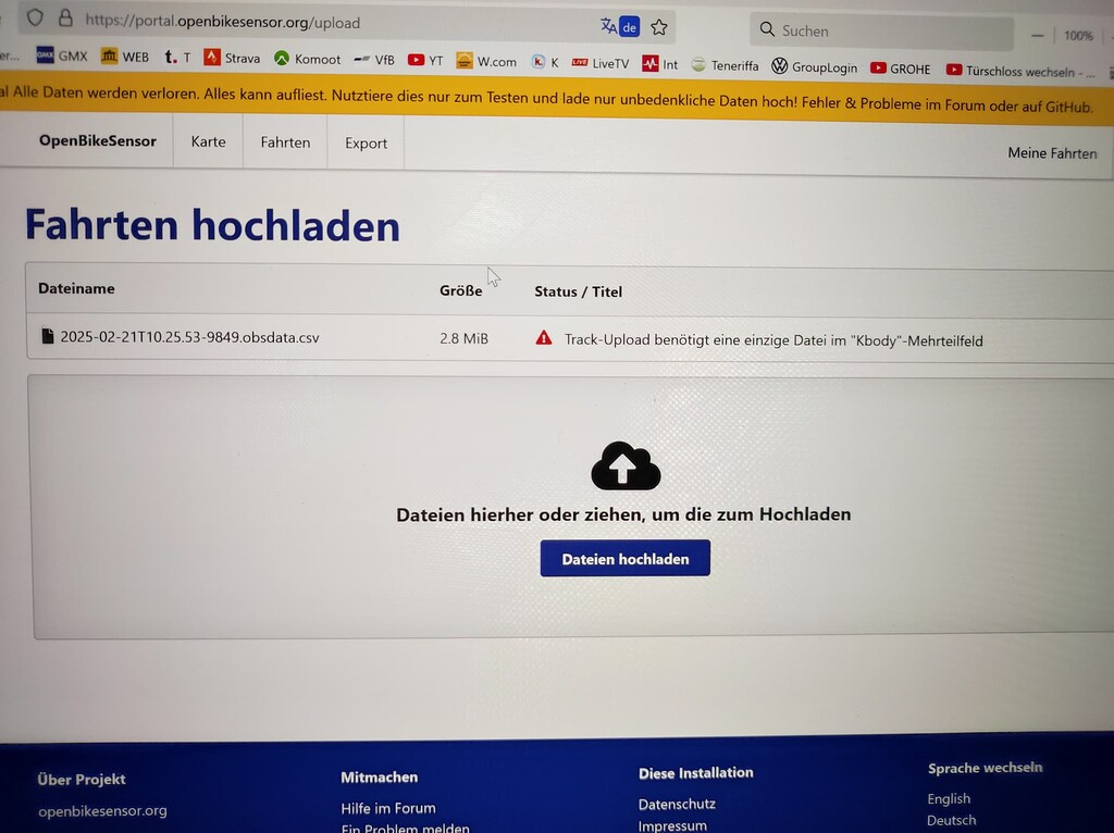 Dateiupload schlägt zur 50% fehl! - Portal & Datenverarbeitung ...